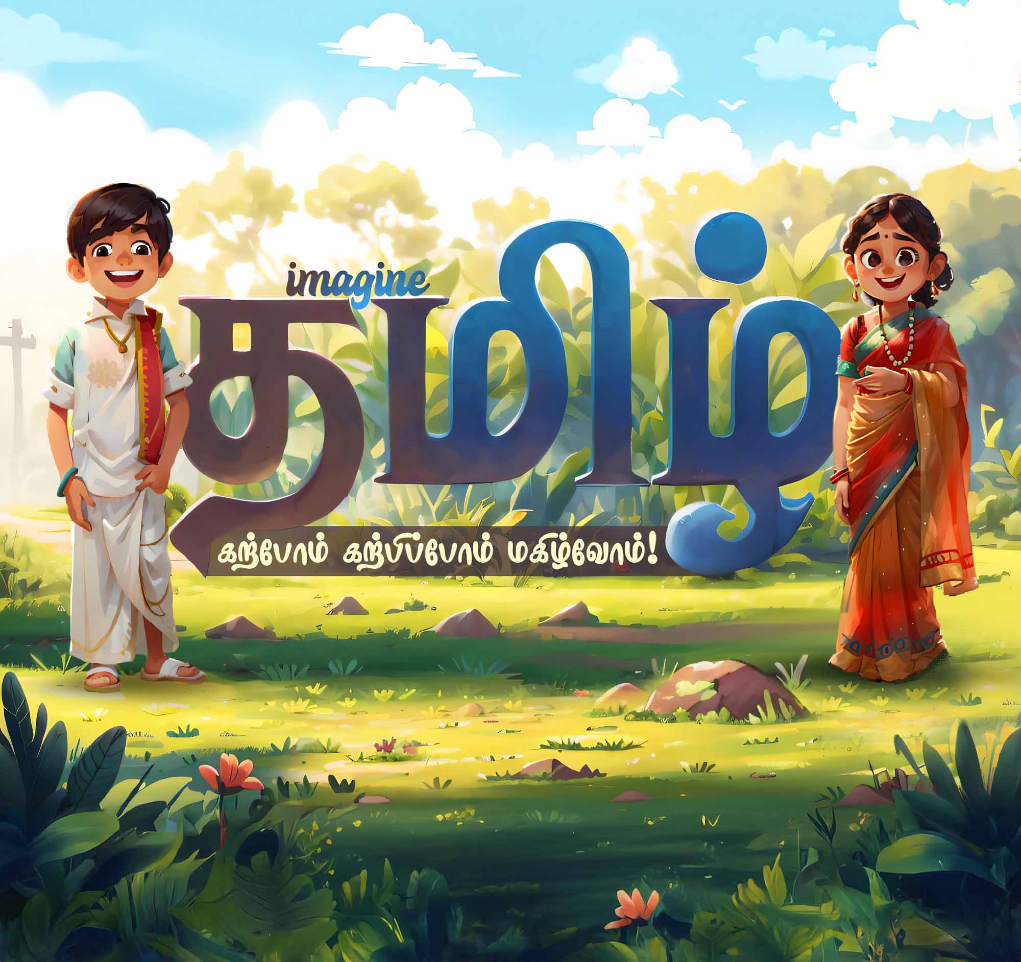 Learn Tamil Alphabets – Uyir Ezhuthukkal for Kids – Free Lesson ...